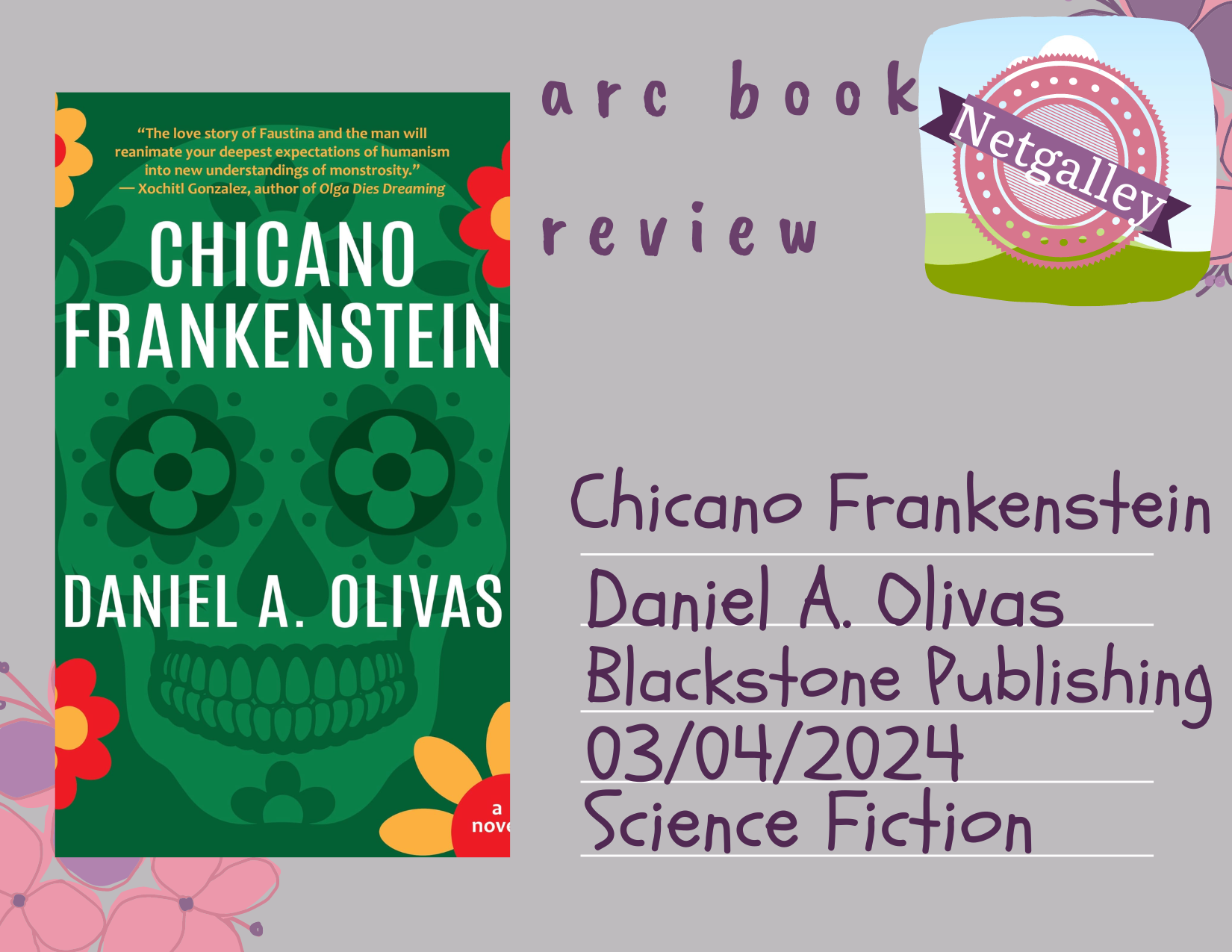 AUDIOBOOK ARC BOOK REVIEW | Chicano Frankenstein by Daniel A. Olivas ...